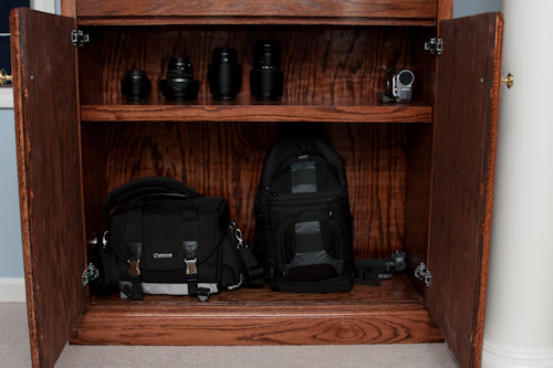 Organizing My Camera Equipment, Completed! – The Johnson Blog